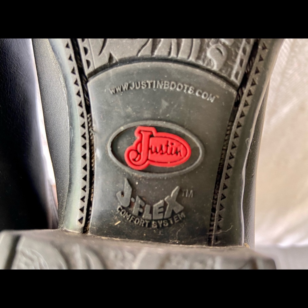 Justin Black And Tan Model L4968 J-Flex Comfort Leath… - Gem